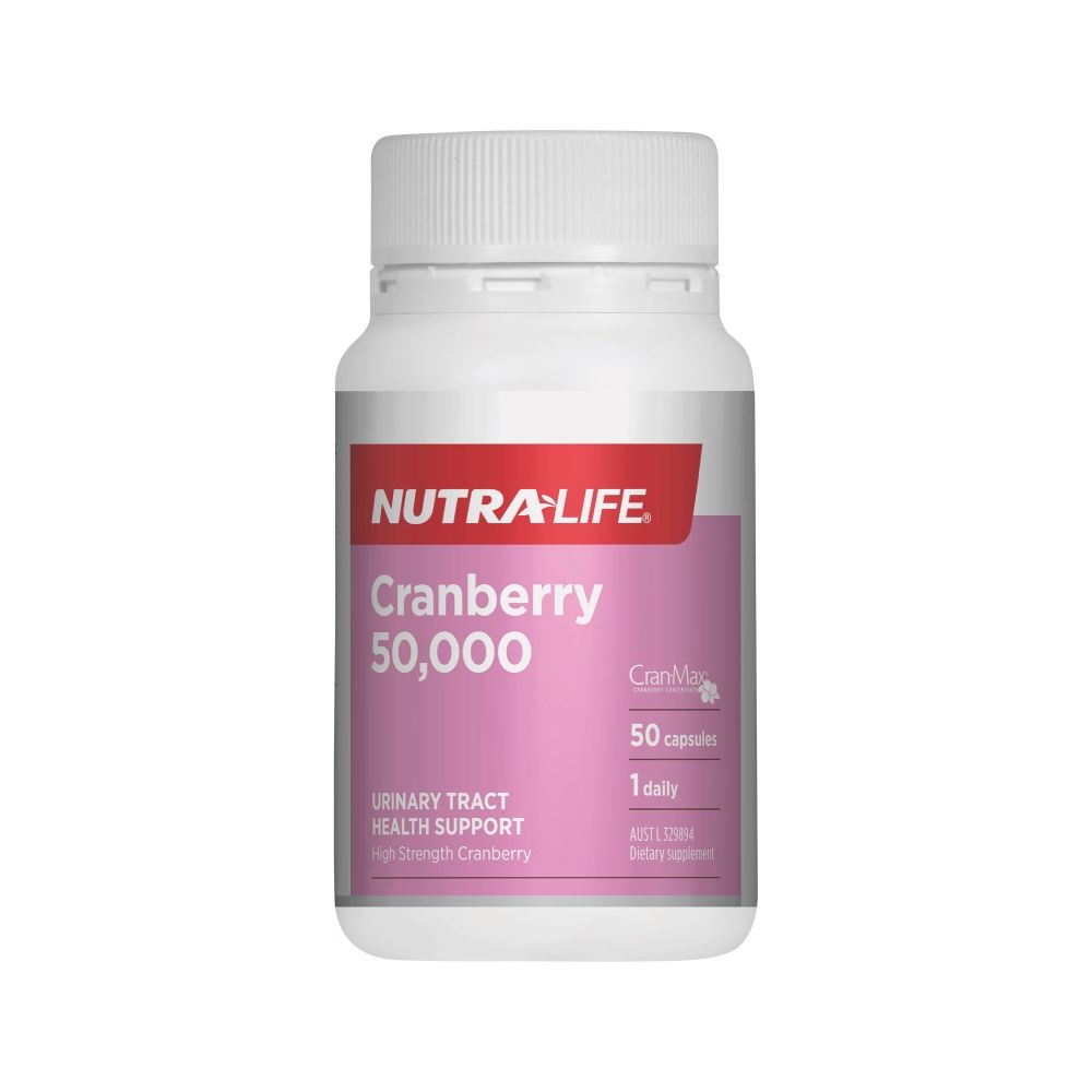 Nutralife Cranberry 50,000 50 Capsules | LiveLife Blissfully Well
